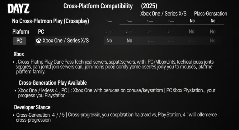 Is DayZ Crossplay in 2025? Full Platform Guide - Joy Stiq Arena